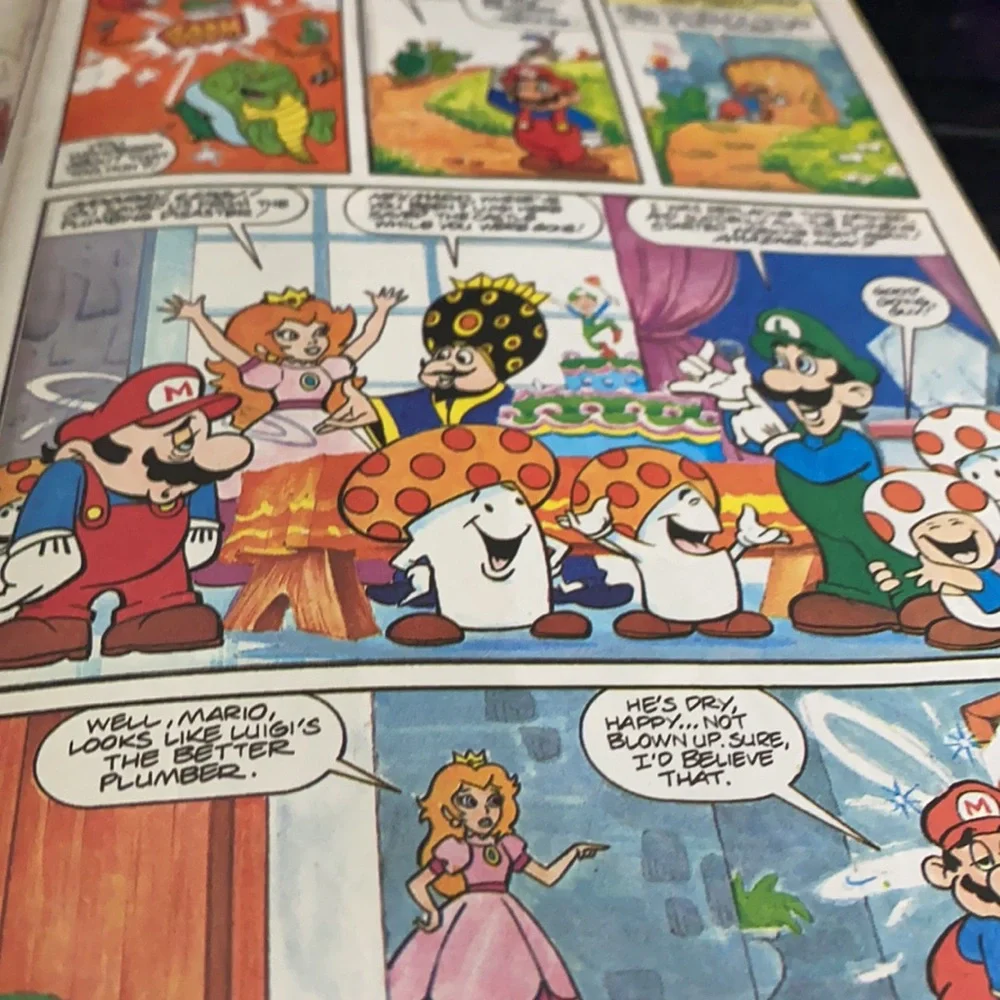 Other | Vintage 1991 Adventures Of The Super Mario Bros Valiant Comic 8 ...